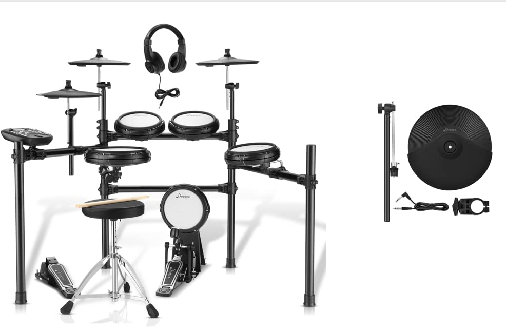 Donner DED-400 Electric Drum Set + Donner Mute Cymbal