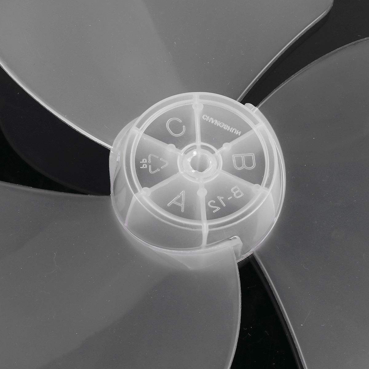 CHICTRY 12 Inch Fan Blade 3 Leaves Plastic Fan Blade Replacement for Household Standing Pedestal Fan Table Fanner General Accessories White One Size