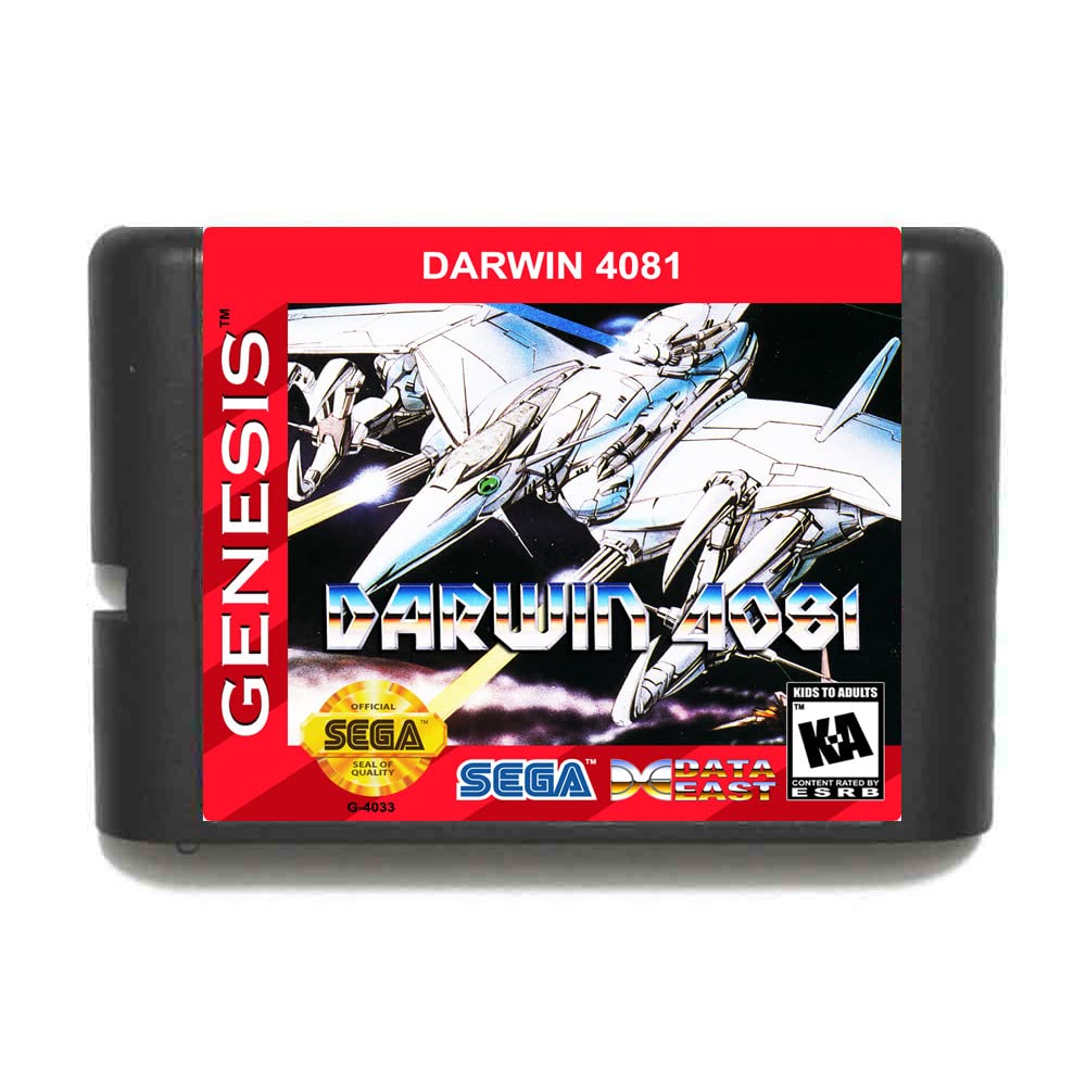 Darwin 4081 16 Bit MD Game Card For Sega Mega Drive For Genesis (Black)
