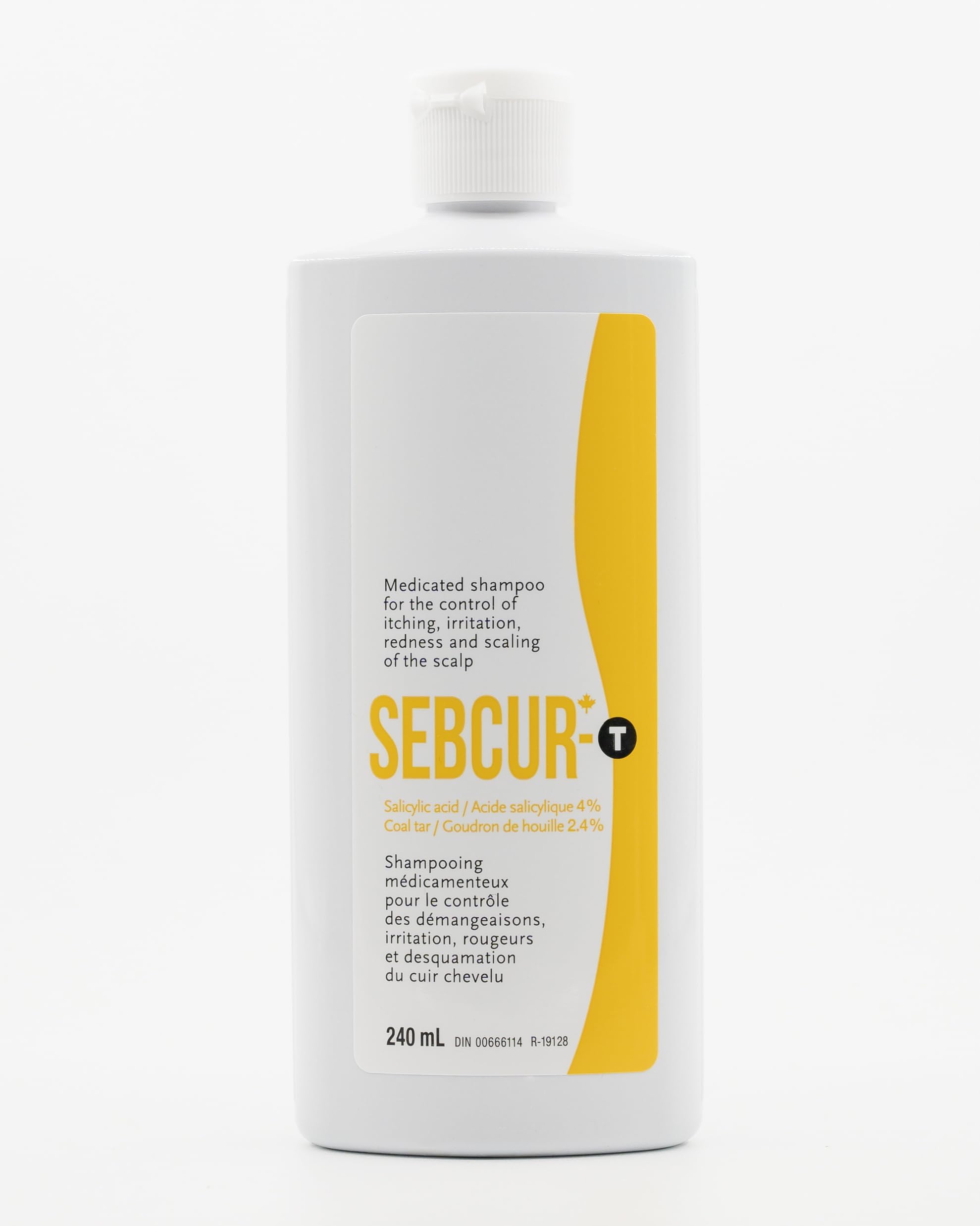 Sebcur T Coal Tar Shampoo for Relief of Itching Associated with Eczma Psoriasis 240ml
