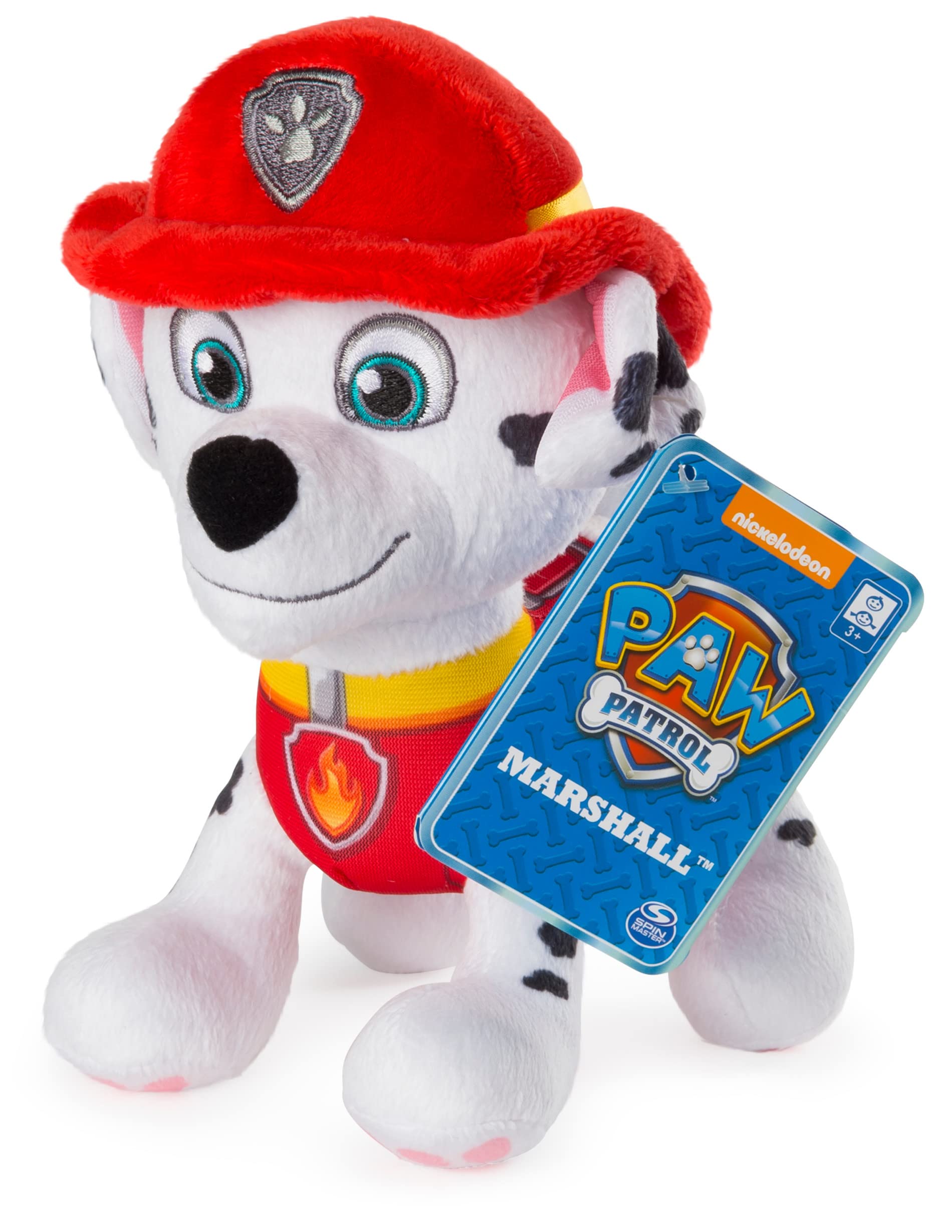 Paw Patrol – 8” Marshall Plush Toy, Standing Plush with Stitched Detailing, for Ages 3 and up