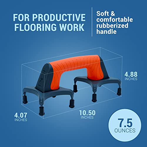 EasyLean Trowel Support Tool, Handy Hand Tool for Flooring, Drywall, Cement, and Adhesive Application, Support Tool for Floor Installers with Anti-Slip Spare Feet - Joyful Flappers