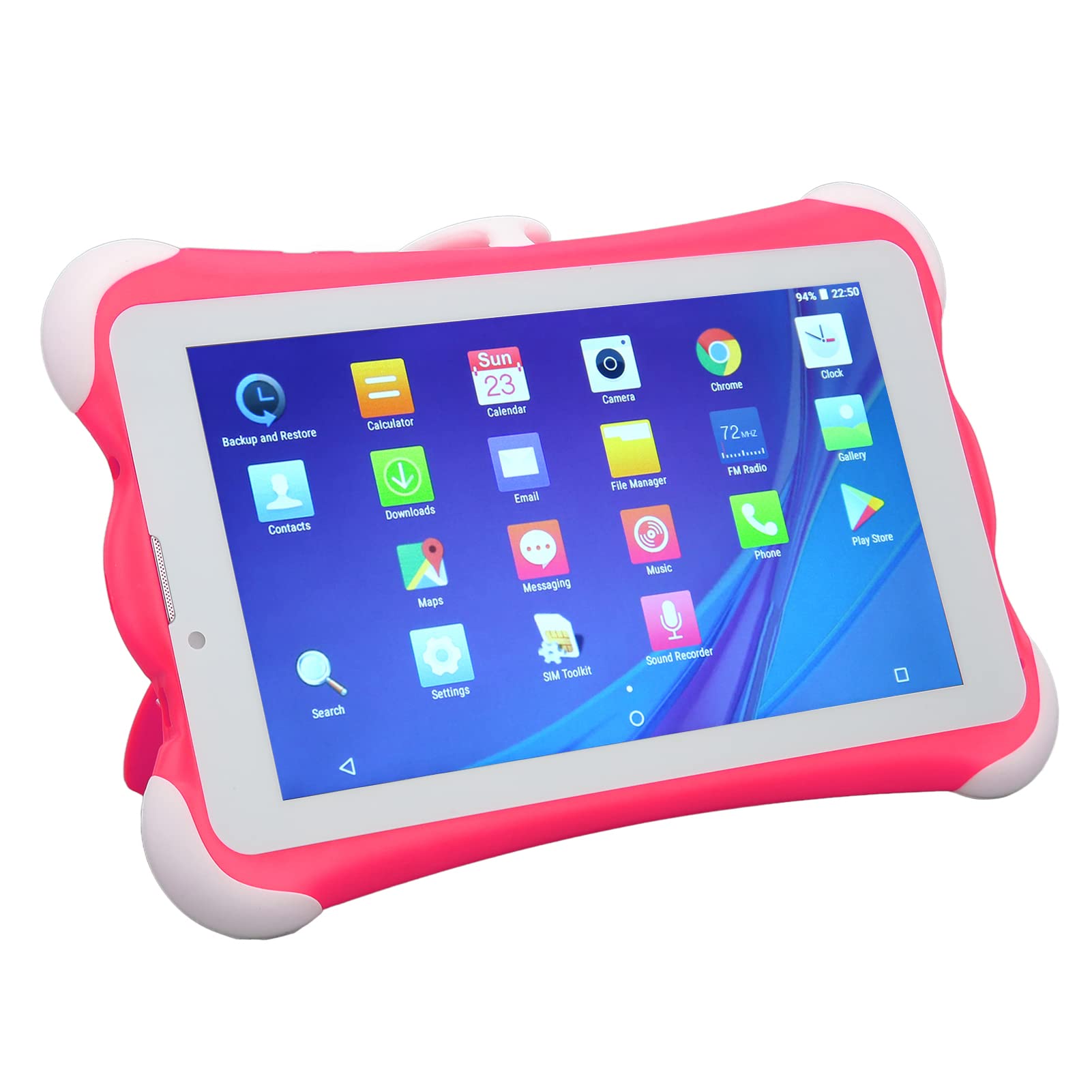 FOTABPYTI Toddler Tablet, Eye Protection Kids Tablet 7 Inch 1280x800 6000mAh Rechargeable Battery for Play (US Plug)