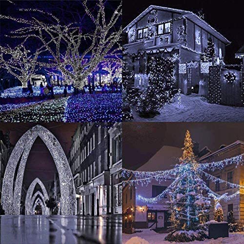 ZBM--ZBM Solar Lights Outdoor, 100LED~500LED Solar Garden Lights, 12M~52M Copper Wire Solar String Lights, Waterproof for Halloween, Christmas, Tree, Garden, Home, Wedding, Party Luces de hadas