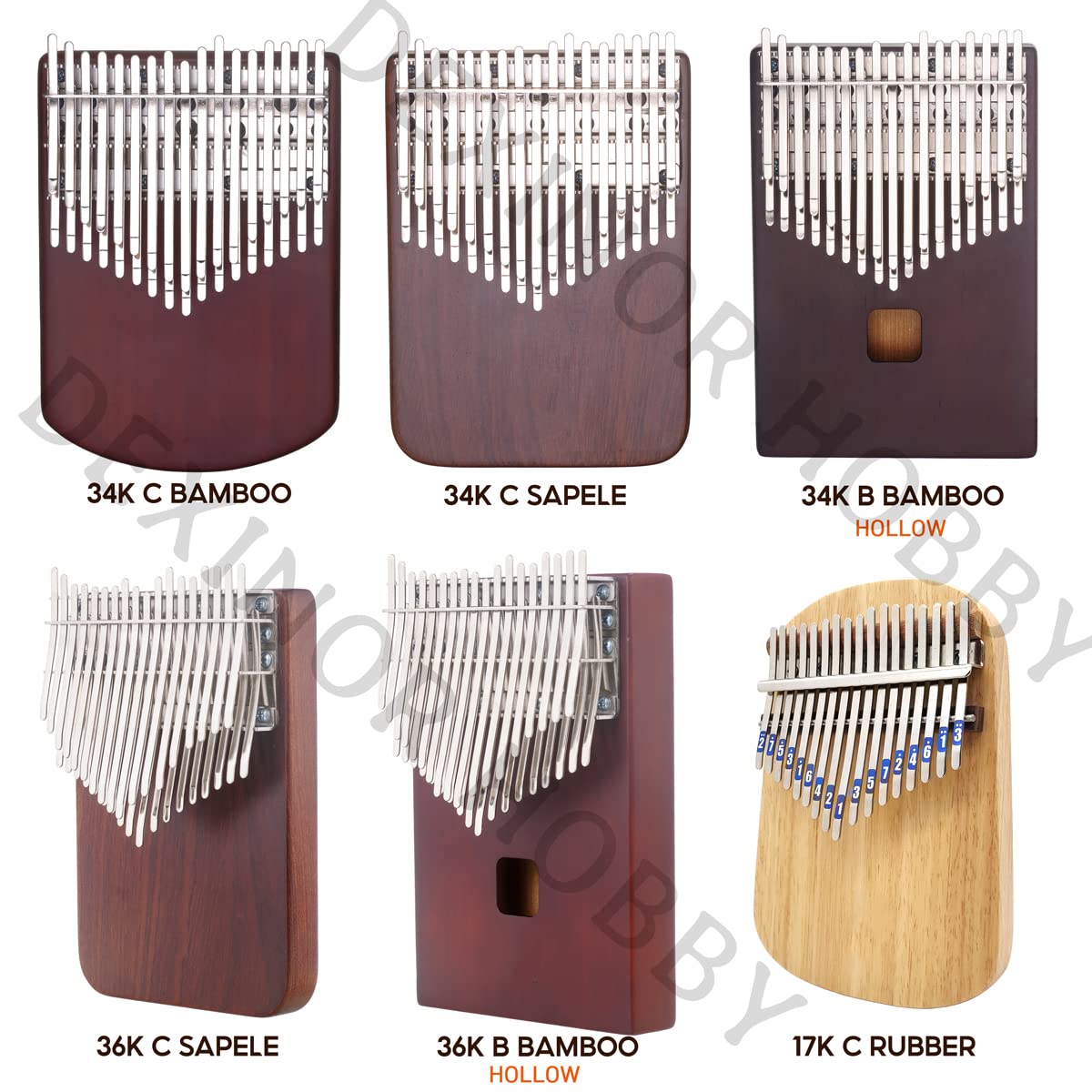 CHILL ANGELS 2022NEW Kalimba 34 Keys Professional Musical Instruments Double Layer Chromatic Flat Plate Sapele Wood Brown Calimba Keyboard Piano Gifts
