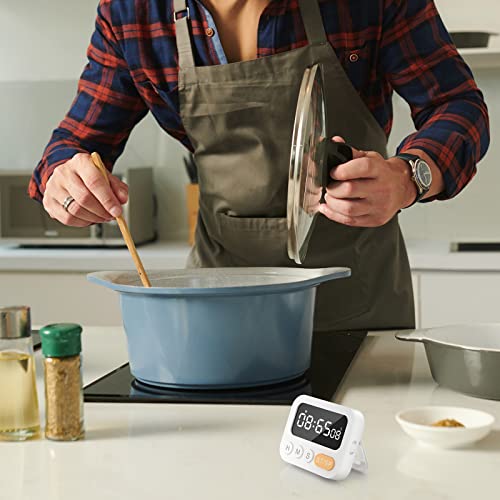 Digital Timer for Kitchen Cooking Count Up Countdown Loud Alarm Magnetic Backing Stand Cooking Timers for Baking