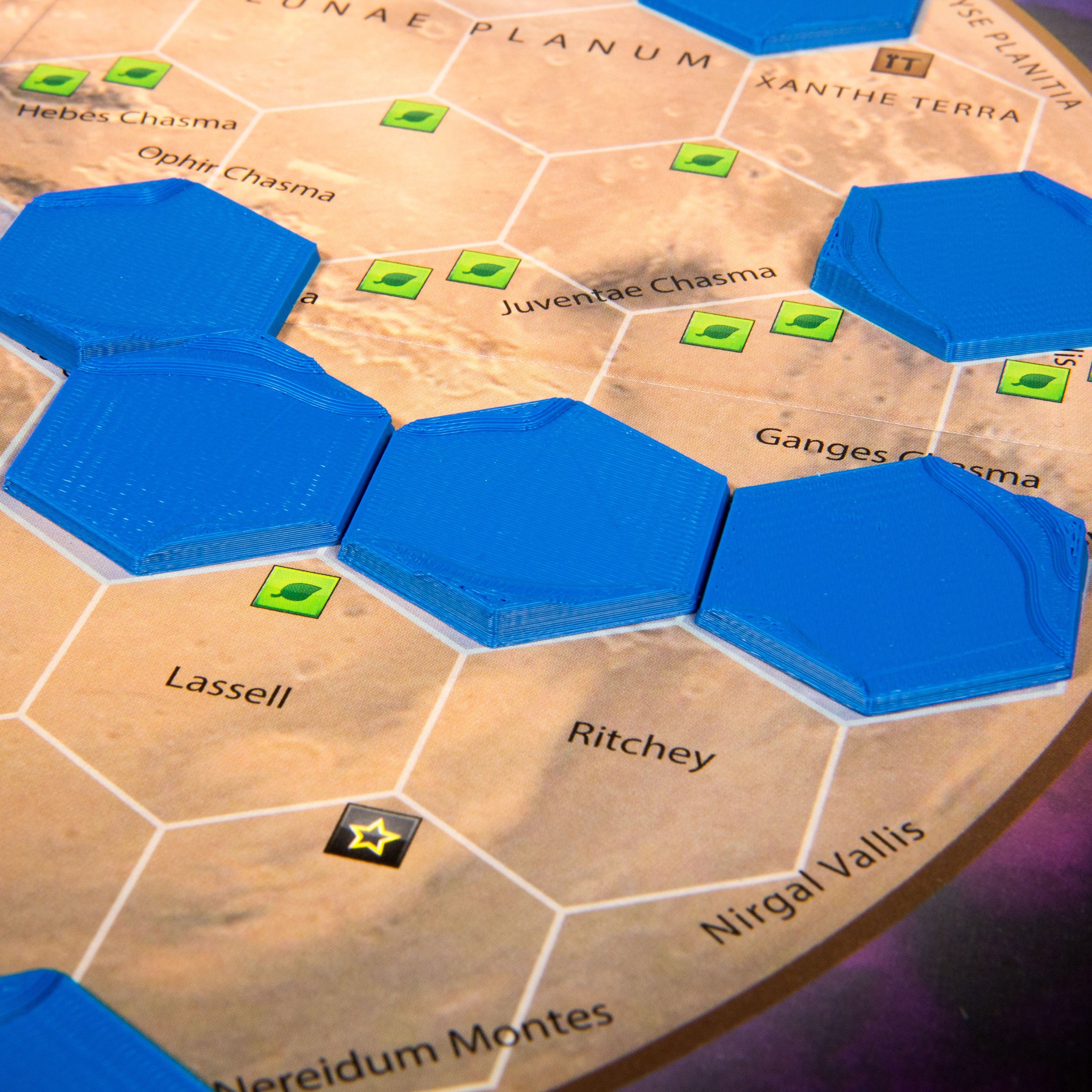 The Broken Token 3D Ocean Hex Tiles Compatible with Terraforming Mars (9)