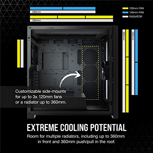 Corsair 5000D Tempered Glass Mid-Tower ATX PC Case - Black