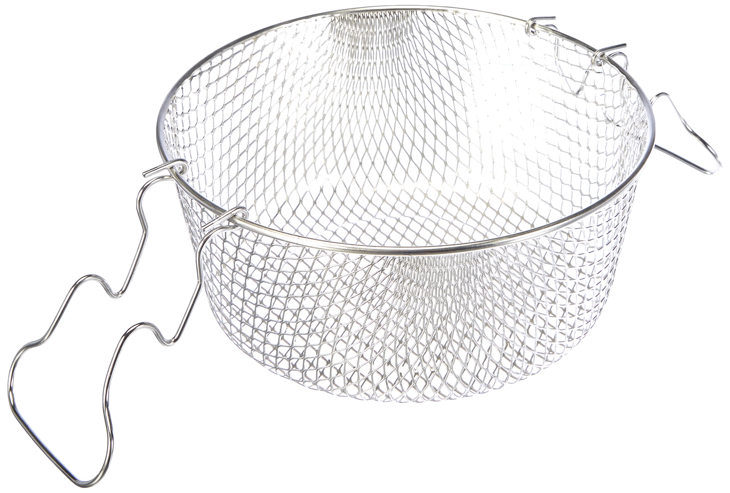 IBILI Frying Basket with Two Side Handles, 23 x 23 x 15 cm, Silver