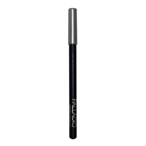 Palladio Wooden Eyeliner Pencil, Thin Pencil Shape, Easy Application, Firm yet Smooth Formula, Perfectly Outlined Eyes, Contour and Line, Long Lasting, Rich Pigment, Midnight Blue
