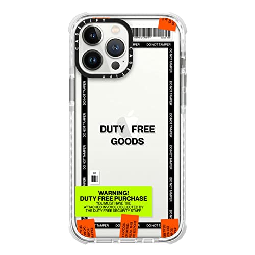 CASETiFY Ultra Impact Case for iPhone 13 Pro Max - Duty Free - Clear Frost