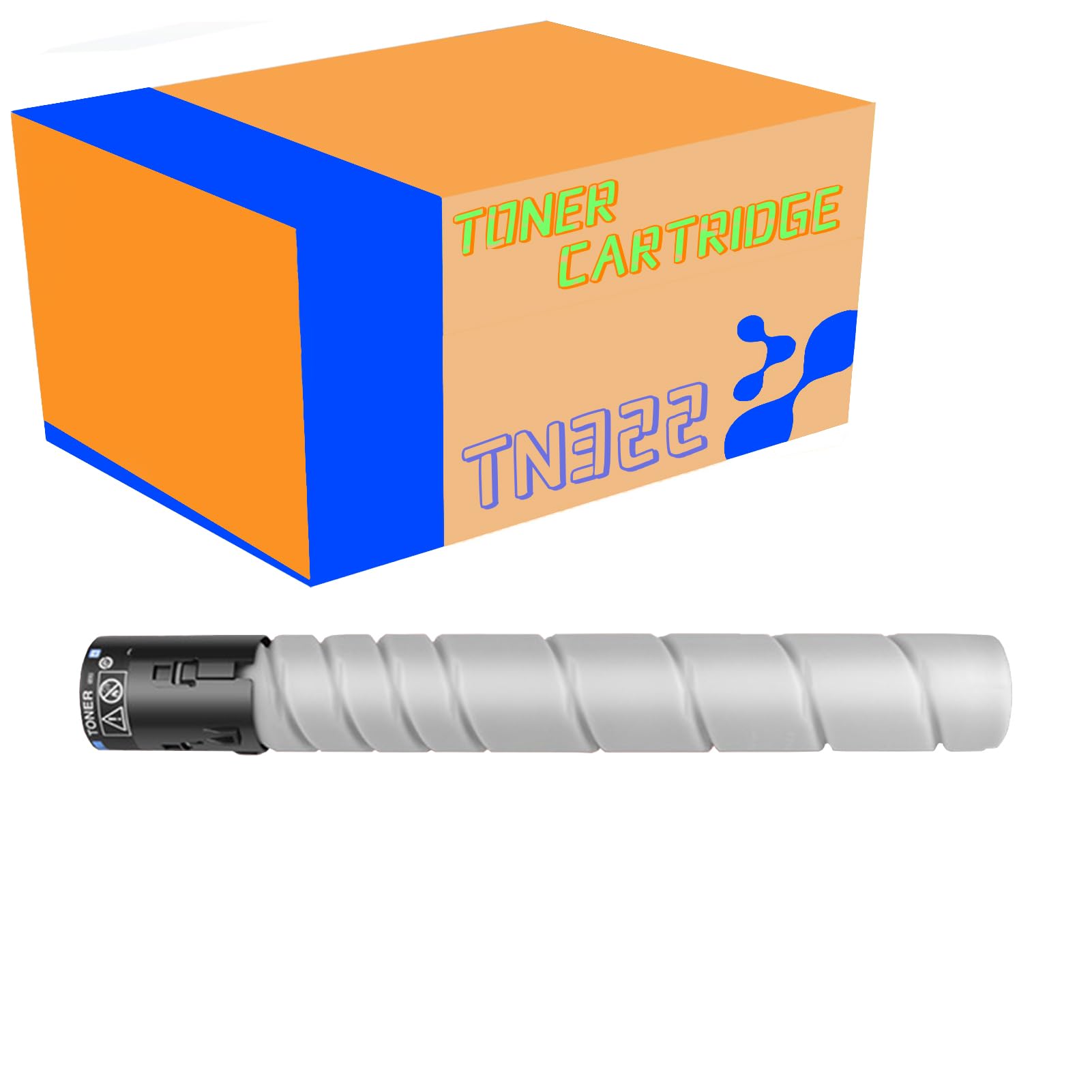CLOGGS TN322 Toner Cartridge for Konica Minolta, Compatible Bizhub 224e 284e 364e Printer Black*1