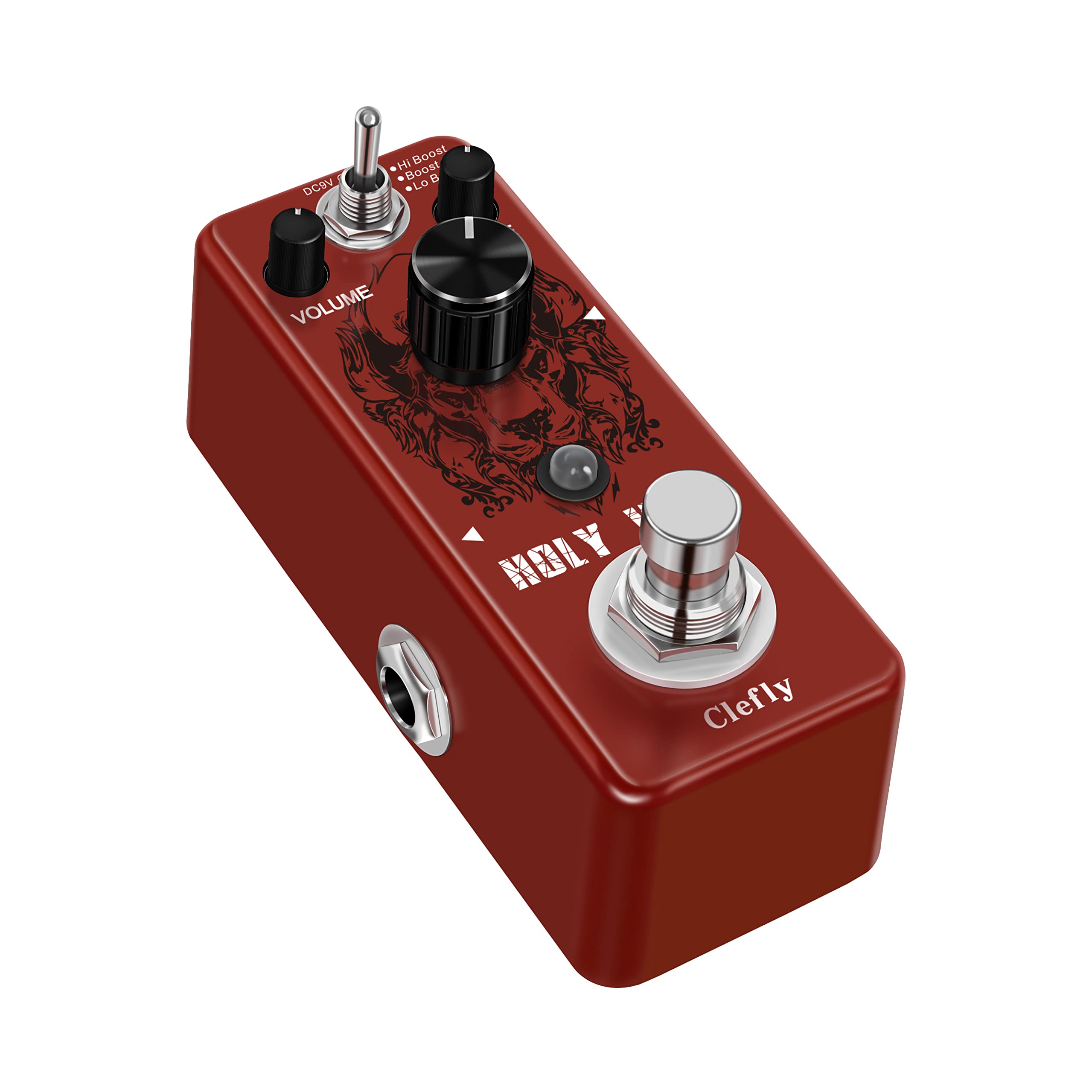 Clefly Heavy Metal Distortion Holy War analog Pedal for Electric Guitar Bass True Bypass, CFY-LEF305