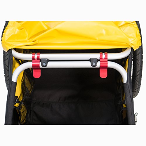 Burley Design Nomad, Aluminum Touring Cargo Bike Trailer , Yellow/Black