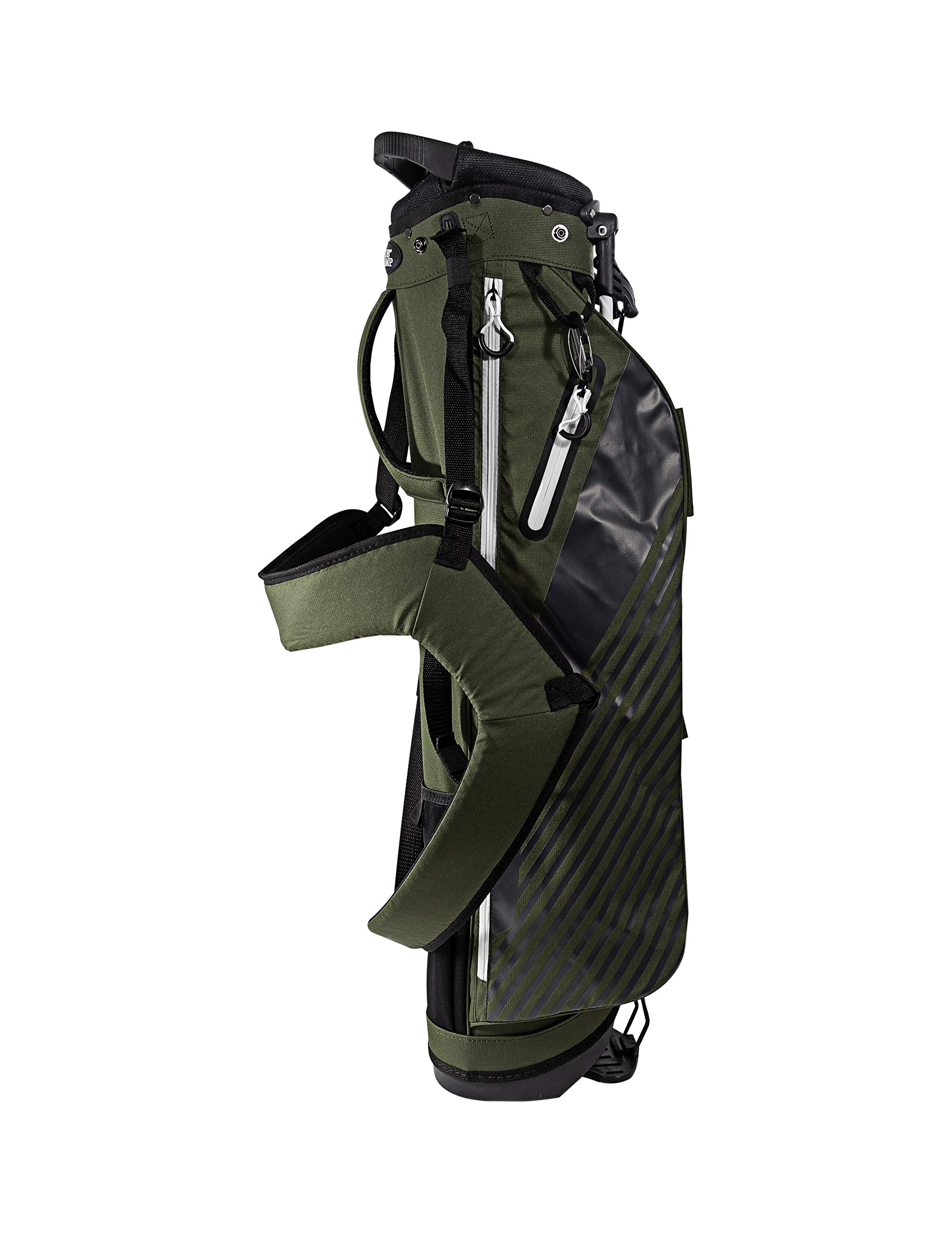 Club Champ Golf Stand Bag, Olive/White