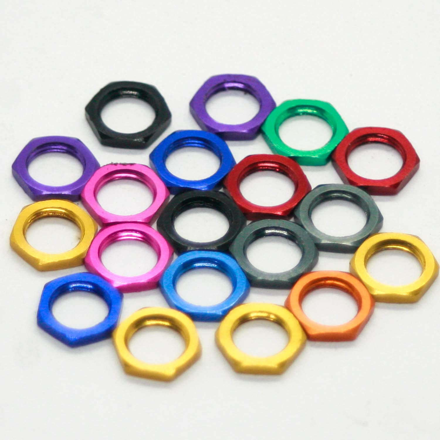 CosmoNuts - Anodized Hex Nuts for Eurorack Modules (Pink)