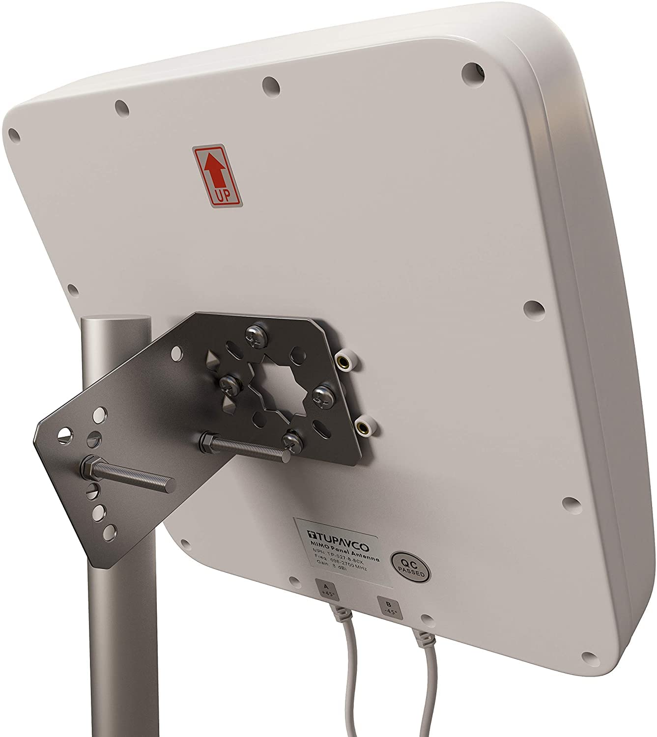 MIMO Antenna - 2x2 9dBi X-POL (±45°) Cross-Polarized Multiple Directional Wireless Signal in One Antenna (WiFi/4G/LTE Cellular Cell Hotspot) 6FT RP-SMA Male Cable with TS-9 Adapter -Tupavco TP562