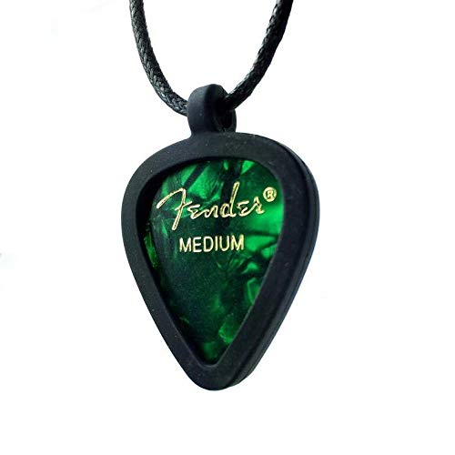 Pickbandz Necklace Silicone Guitar Pick Holder in Epic Black - Double Sided - Fits All - Fully Guaranteed - Rock What You Love With Pickbandz