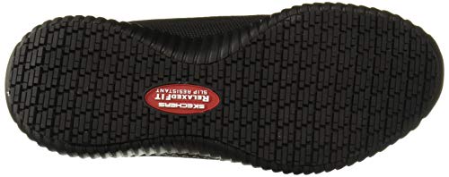 Skechers Women's Cessnock Carrboro Health Care Professional Shoe, Black, 8 W US