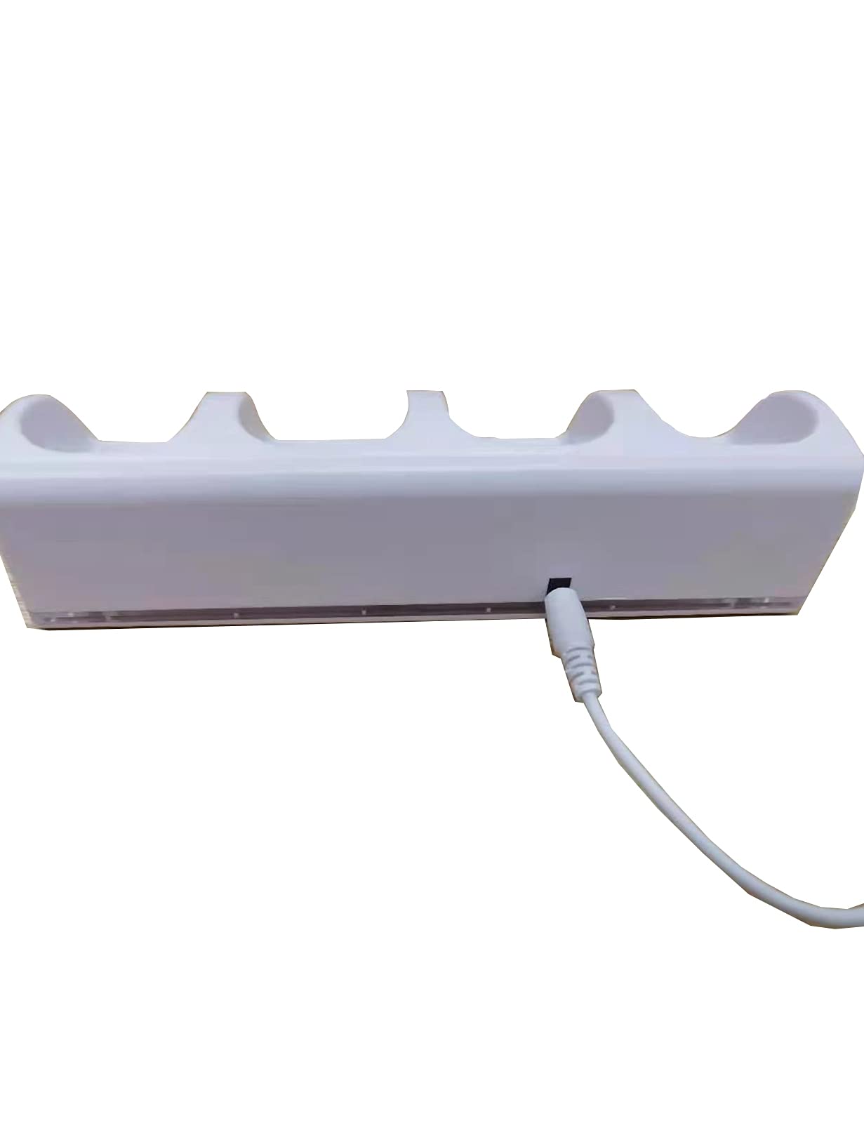 YZGame Wii Controller Charger Remote Charger for Wii , 4-in-1 Wii Remote Charging Station Replacement Wii Charging Dock with 4 Rechargeable Batteries White Wii Remotes with Charger,NF14-W2