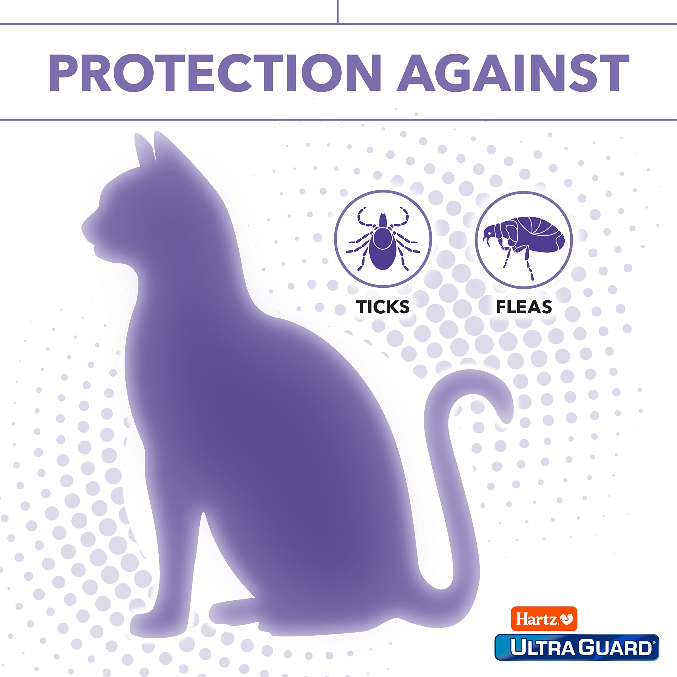 Hartz UltraGuard Flea & Tick Collar for Cats and Kittens, 7 Month Flea and Tick Protection and Prevention, Reflective Collar