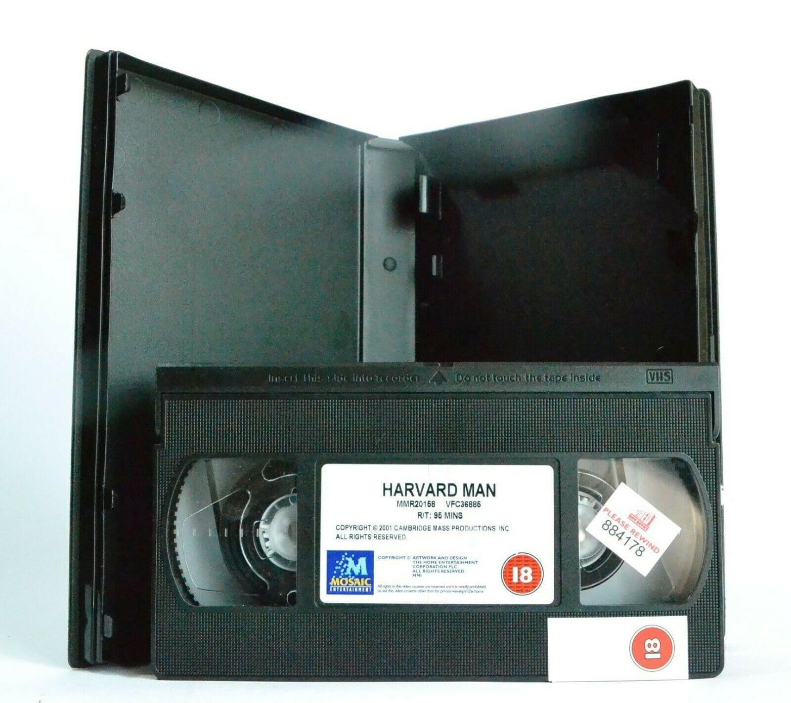 Harvard Man: Crime Comedy - Large Box - Ex-Rental - S.Michelle Gellar - Pal VHS