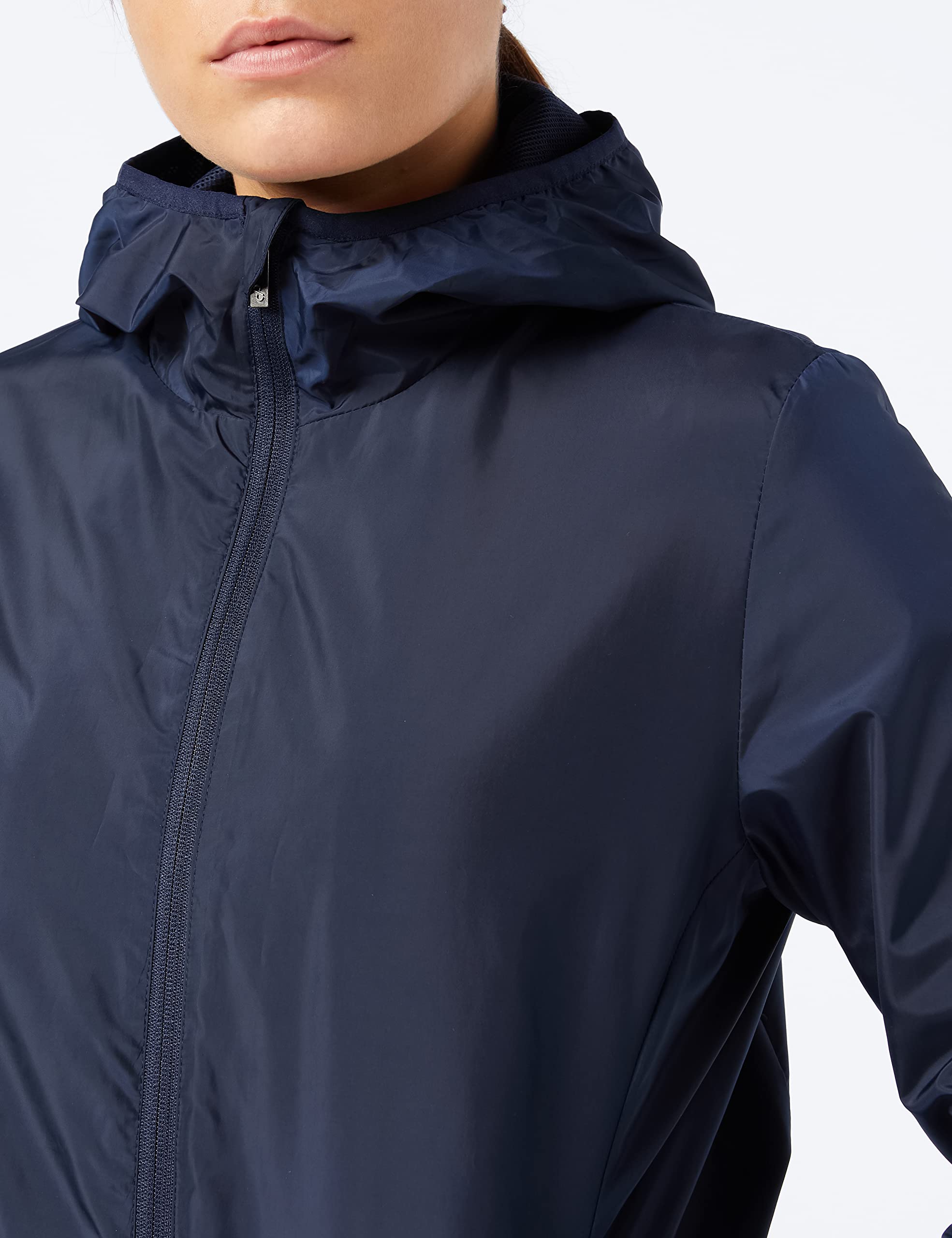 CARE OF by PUMA Women's Water Resistant Windbreaker Jacket, Blue, EU M (US 8)