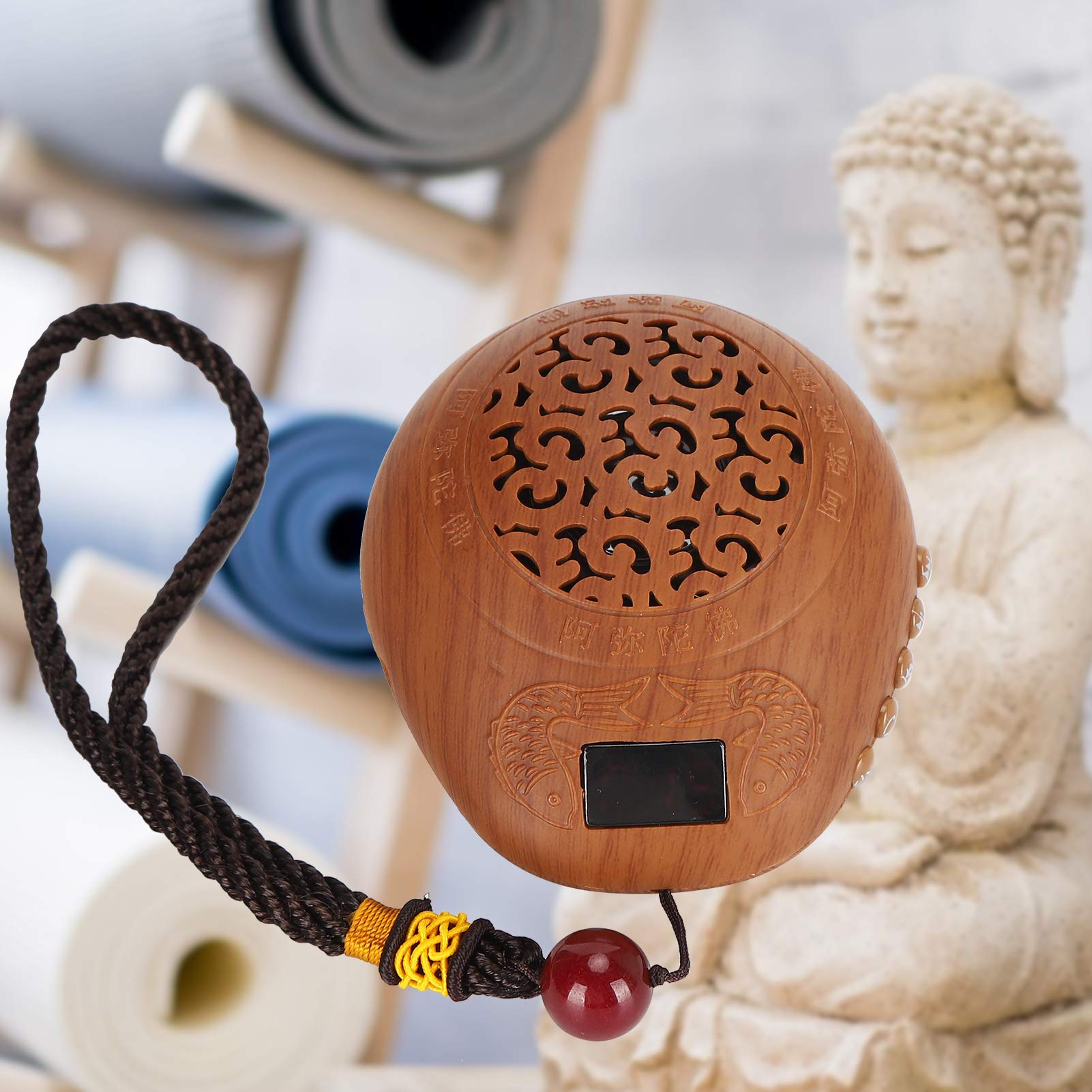 Buddhist Prayer Machine, Buddha Machine Plastic Rechargeable Scripture Play Temple Chanting Tools Buddha Music Player