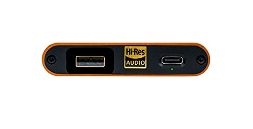 iFi Hip-dac2 - Portable Balanced DAC Headphone Amplifier for Android, iPhone with USB Input Only/Outputs: 3.5mm Unbalanced / 4.4mm Balanced β MQA Decoder