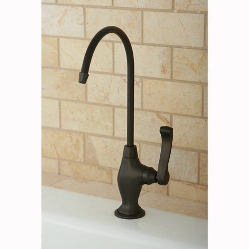 Kingston Brass Gourmetier KS3195FL Royale Single Handle Water Filtration Faucet with 4-3/4-Inch Spout Reach, Oil Rubbed Bronze