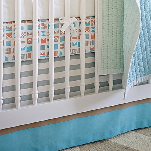 Serena and Lily Nautical Flag Crib Skirt