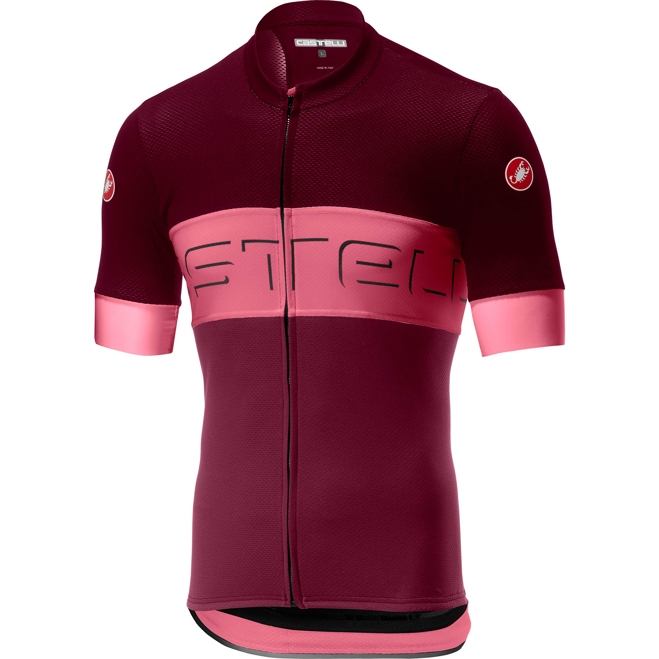 Castelli Prologo VI Jersey - Men's Barbaresco Red/Pink/Granata Red, XXL