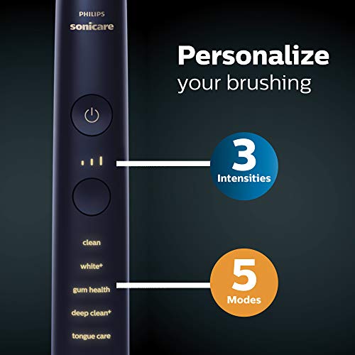Philips Sonicare DiamondClean Smart 9700 Rechargeable Electric Power Toothbrush, Lunar Blue, HX9957/51