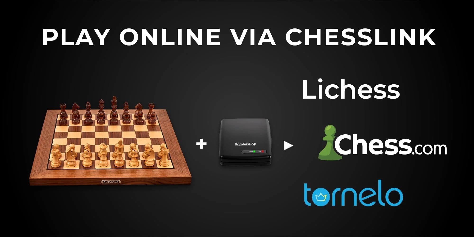 Millennium ChessLink, Model M822 - USB & Bluetooth Connections ChessGenius Exclusive, Model M820