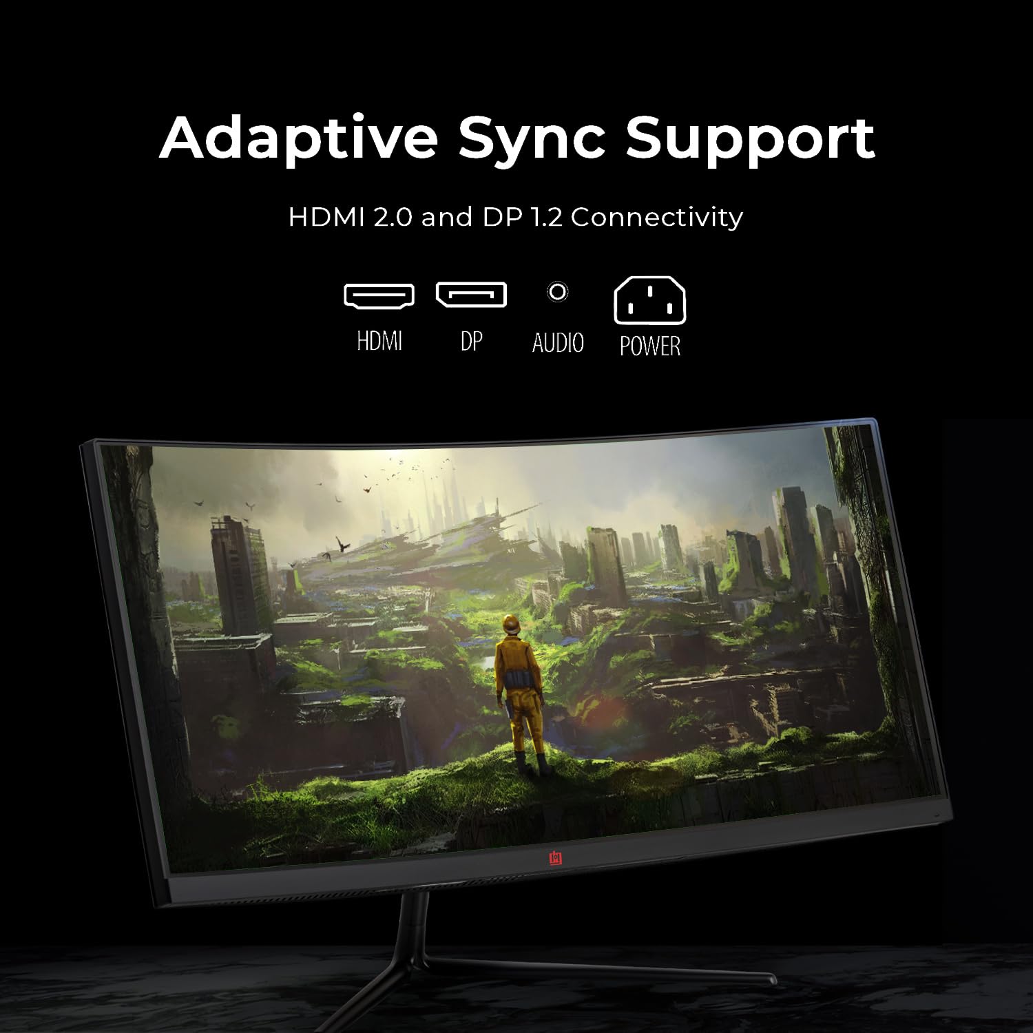 Deco Gear 39" Curved Gaming Monitor, 2560x1440, 1ms MPRT, 165 Hz, 16:9, HDR400, 4000:1, 2-Pack