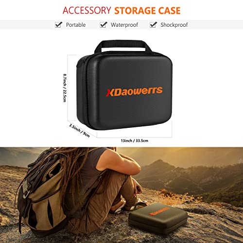 XDaowerrs Upgraded 50 in 1 Action Camera Accessories Kit for GoPro Hero11 10 9 8 7 6 5 4/GoPro Max/GoPro Fusion, Insta360, DJI Osmo Action1/2,Xiaomi Yi, APEMAN, AKASO Campark Action Camera and More