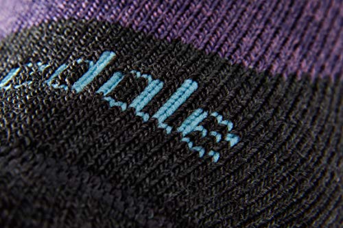 Bridgedale Women's Midweight Plus Ski Merino Endurance Socks, Large, Dark Purple