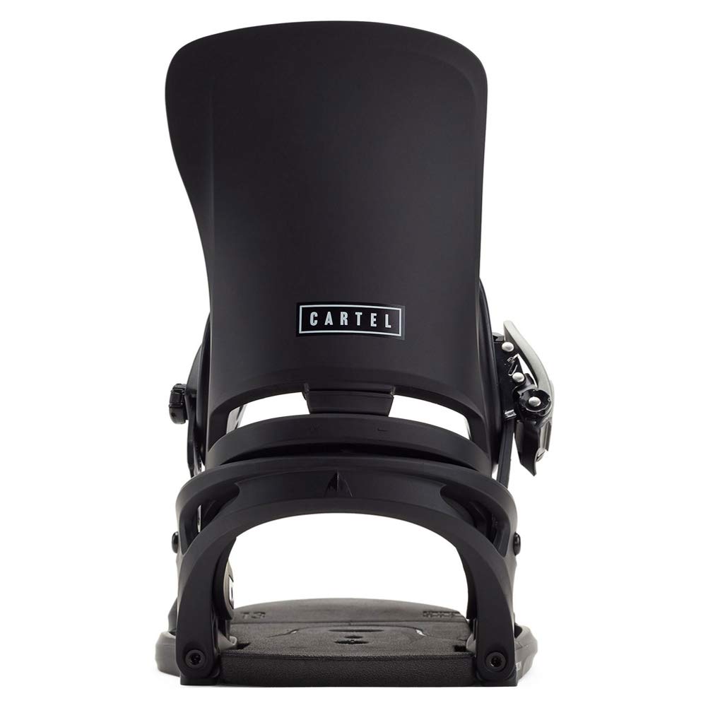 Burton Mens' Cartel EST Snowboard Bindings (Black, Medium (8-11))