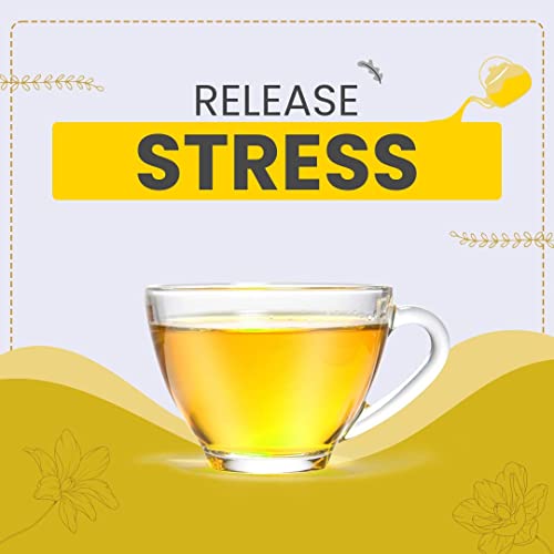 BLUE TEA - Turmeric Ginger Tea - 15 Tea Bags | PRIME SAVING DAY | AYURVEDIC BLEND | Detox Tea - Immunity Booster - Caffeine-free - Vegan - Non-GMO - Gluten Free - Natural Ingredients | Tin Pack