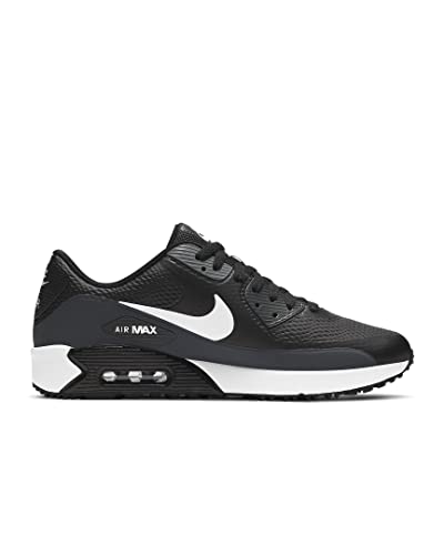 Nike Men's Air Max 90 G Spikeless Golf Shoes, Black/White/Anthracite/Cool/Gray, 11