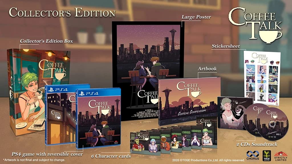 Coffee Talk: Edición Coleccionista - Juegos estrictamente limitados - Playstation 4