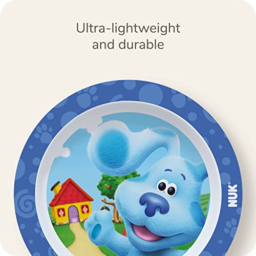 NUK Blue's Clues Kids Plate β BPA-Free Plastic Plate for Toddlers 12+ Months