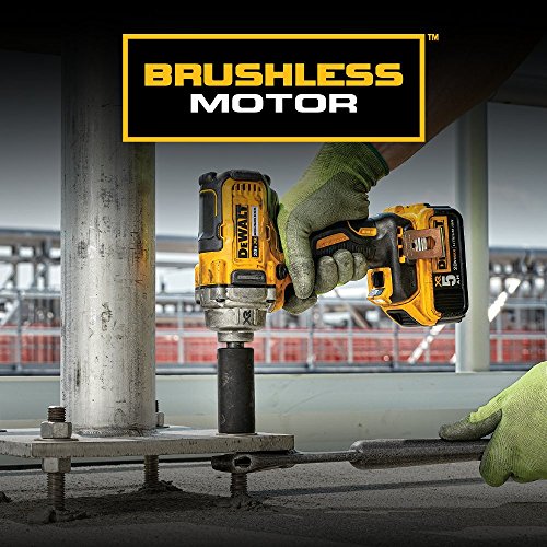 DEWALT 20V MAX* XR Cordless Impact Wrench Kit with Detent Pin Anvil, 1/2-Inch (DCF894P2)