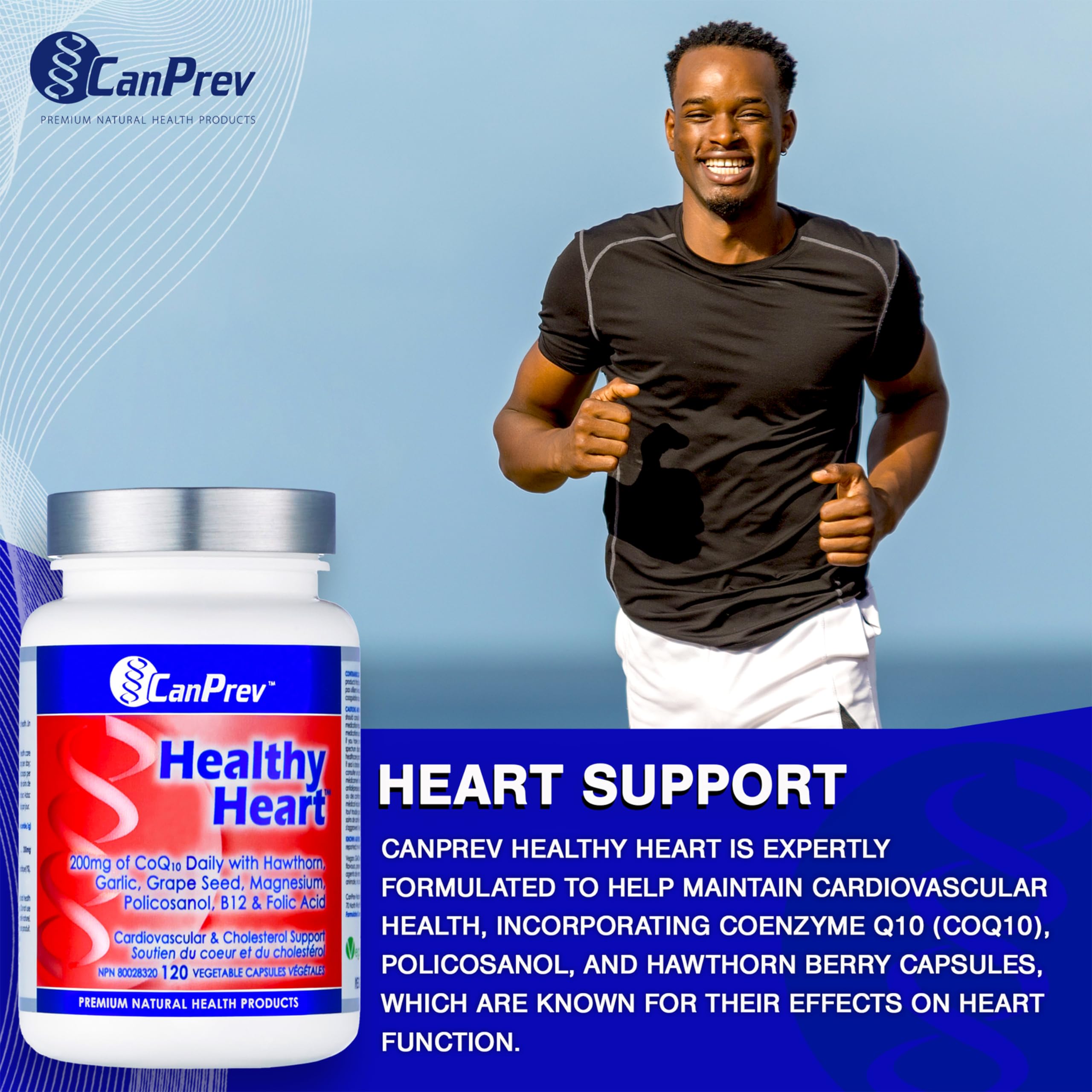 CanPrev Healthy Heart Vegi Capsules, 120 Count