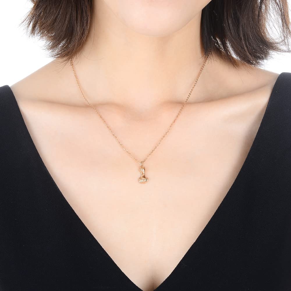 CHOW SANG SANG 18K Rose Solid Gold Kitten Pendant for Women 86551P | [Not Include the Neckace]