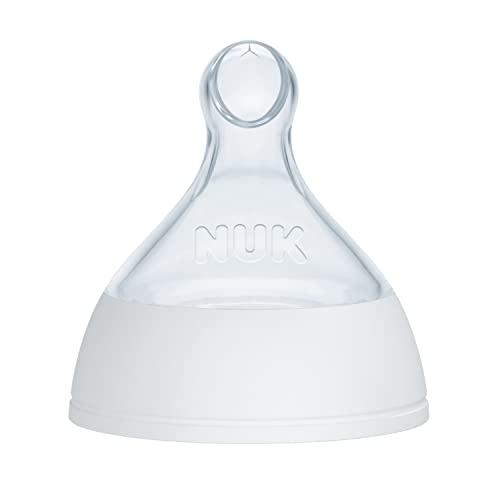 NUK Smooth Flow Pro Anti Colic Baby Bottle Replacement Nipples, 2-Pack