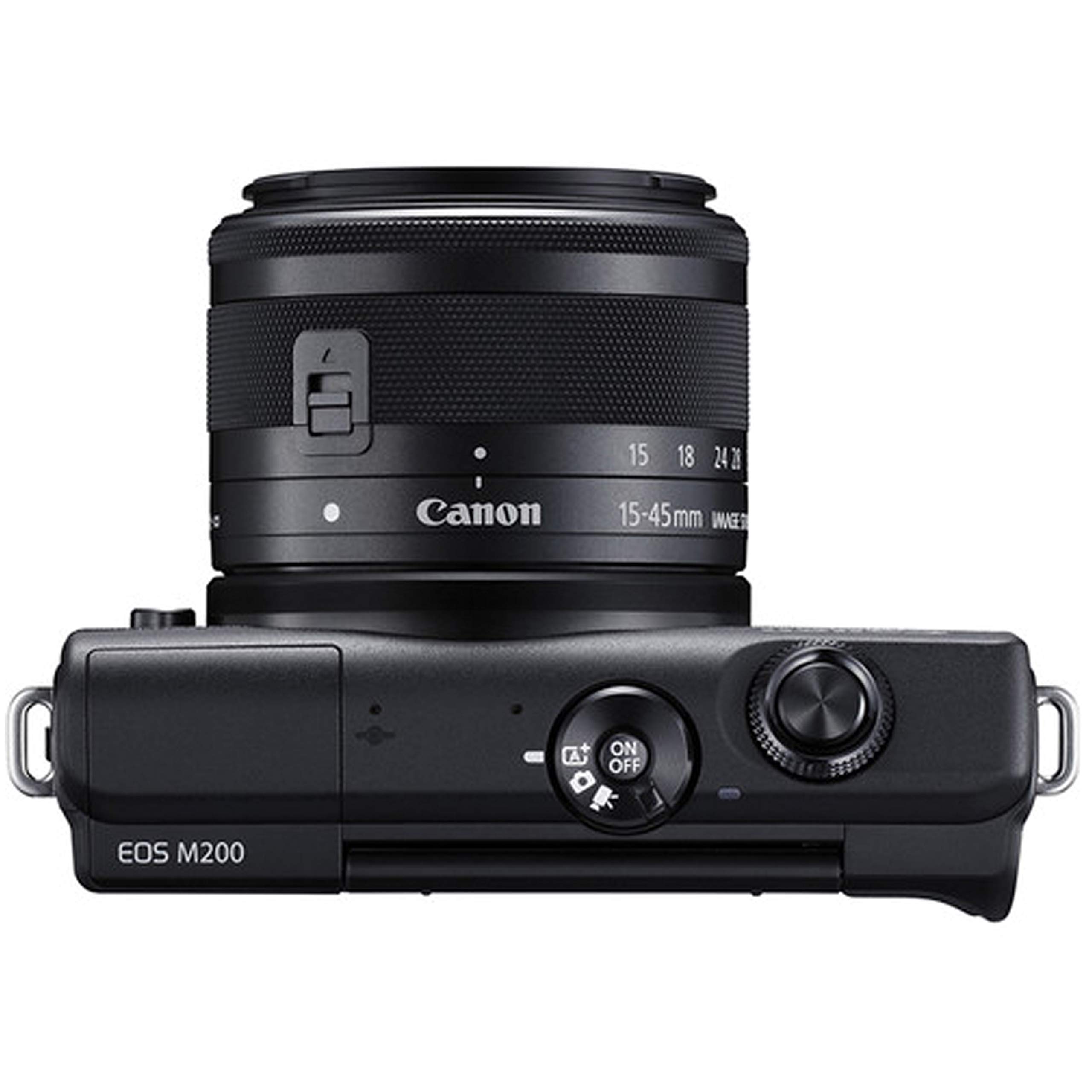 Canon EOS M200 Mirrorless Digital Camera with EF-M 15-45mm f/3.5-6.3 is STM Lens+ 420-800mm Super Telephoto Lens + 64GB Memory Card, Professional Photo Bundle (42pc Bundle)