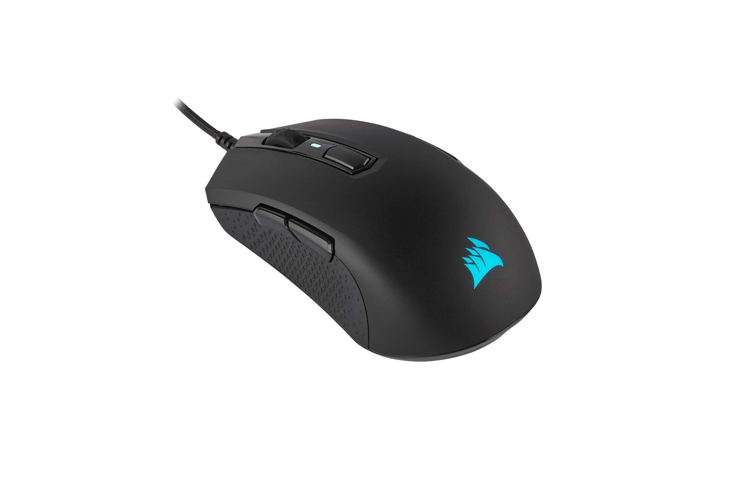 CORSAIR M55 RGB Pro Wired Ambidextrous Multi-Grip Gaming Mouse - 12,400 DPI Adjustable Sensor - 8 Programmable Buttons - Black (Renewed)