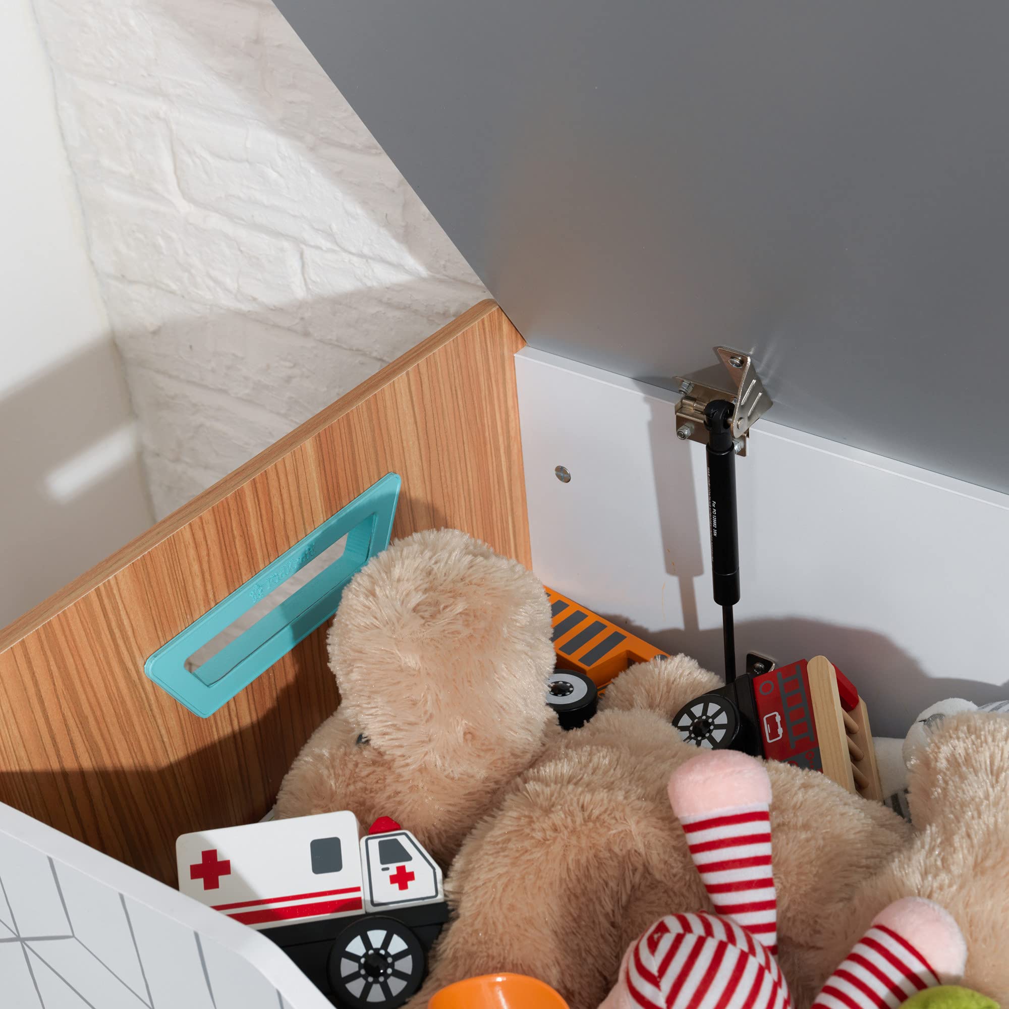 KidKraft Mid-Century Kid™ Toy Box, Gift for Ages 3+