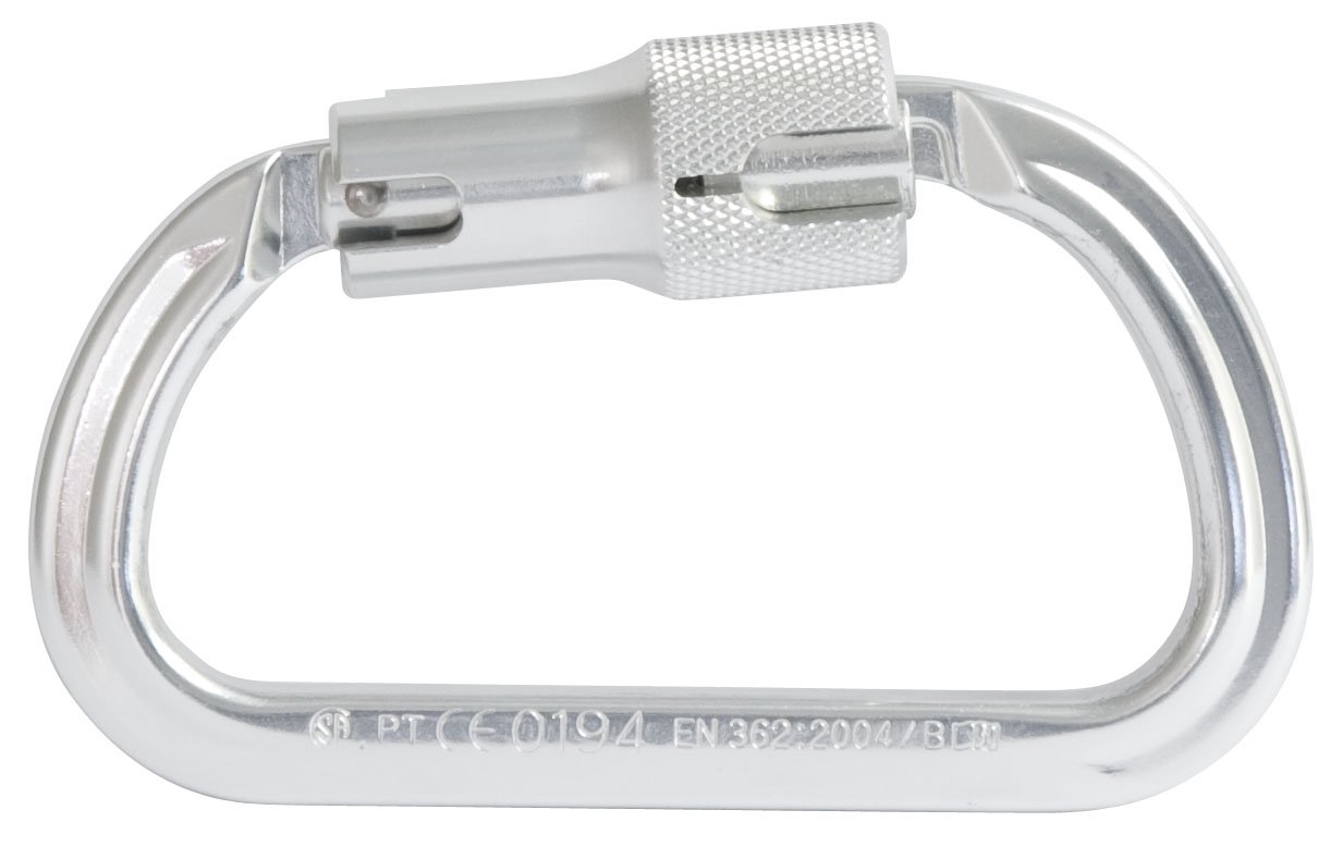 Miller by Honeywell MFLC-1/ Double Lock Aluminium Carabiner, 3600 lb